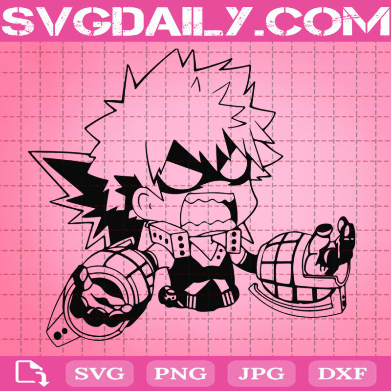 Bakugo Katsuki Svg, Anime Svg, Anime Manga Svg, Manga Svg, Cartoon Svg ...