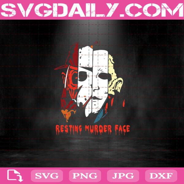Horror Movies Resting Murder Face Svg, Horror Movies Character Svg ...