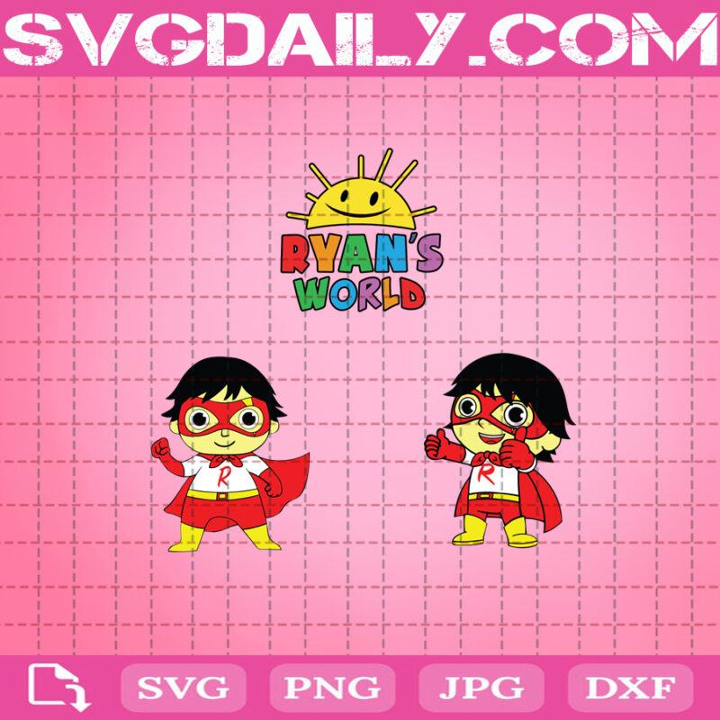 Ryan's World Svg, Kids Svg, Ryan's World Cartoon Svg, Ryan's World Gift ...
