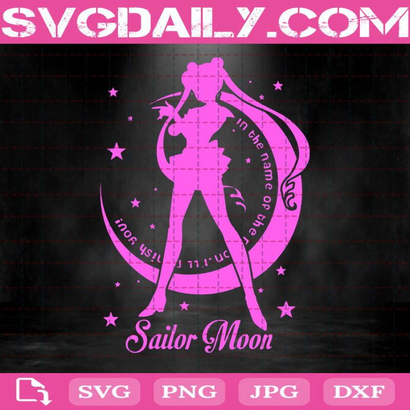 Sailor Moon In The Name Of The Moon Ill Punish You Svg Sailor Moon