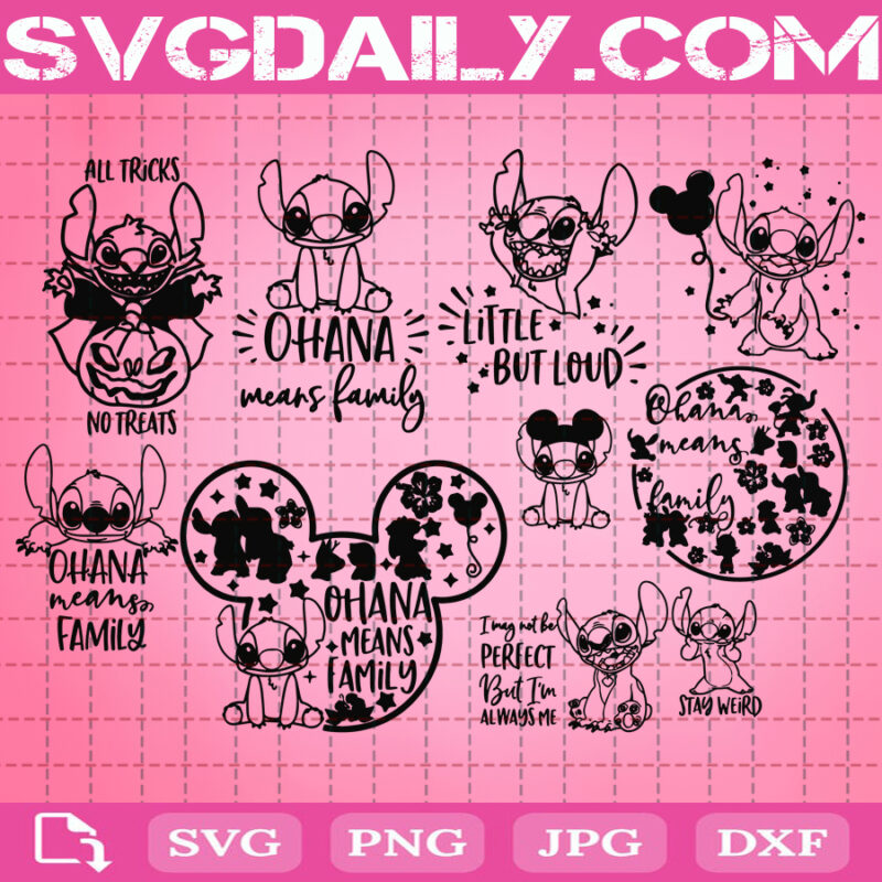 Stitch Svg - Svg Daily Shop - Original Svg