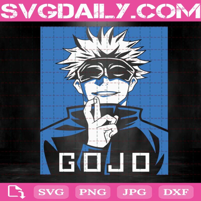 Jujutsu Kaisen Svg, Gojo Satoru Svg, Gojo Svg, Anime Svg, Manga Svg ...