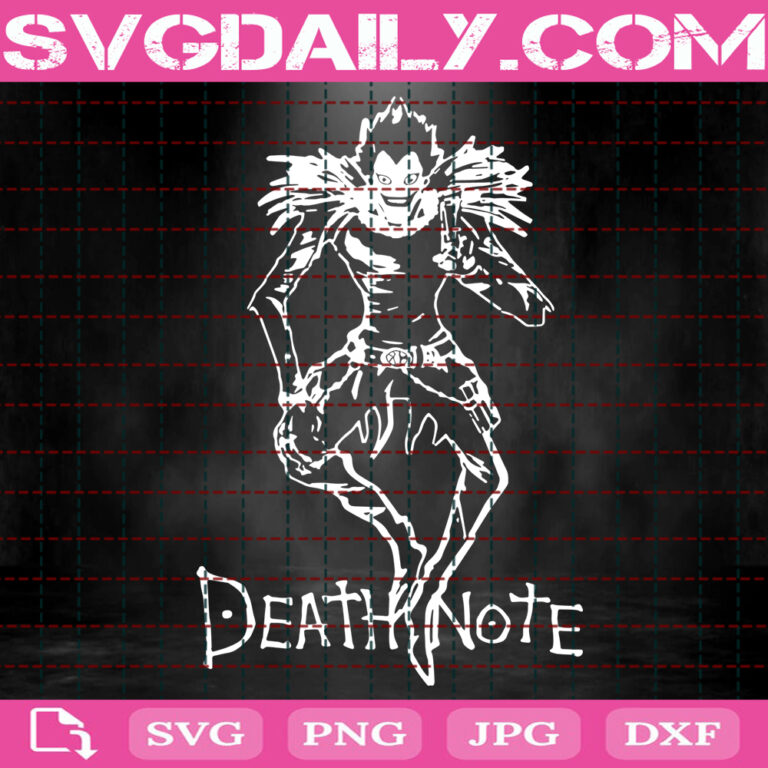 Death Note Svg, Ryuk Death NoteSvg, Deat Note Anime Svg, Anime Svg ...