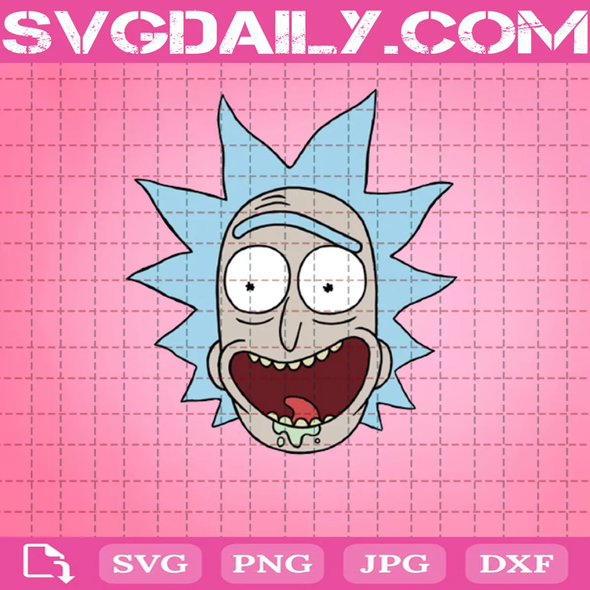 Face Rick Sanchez Svg - Daily Free Premium Svg Files