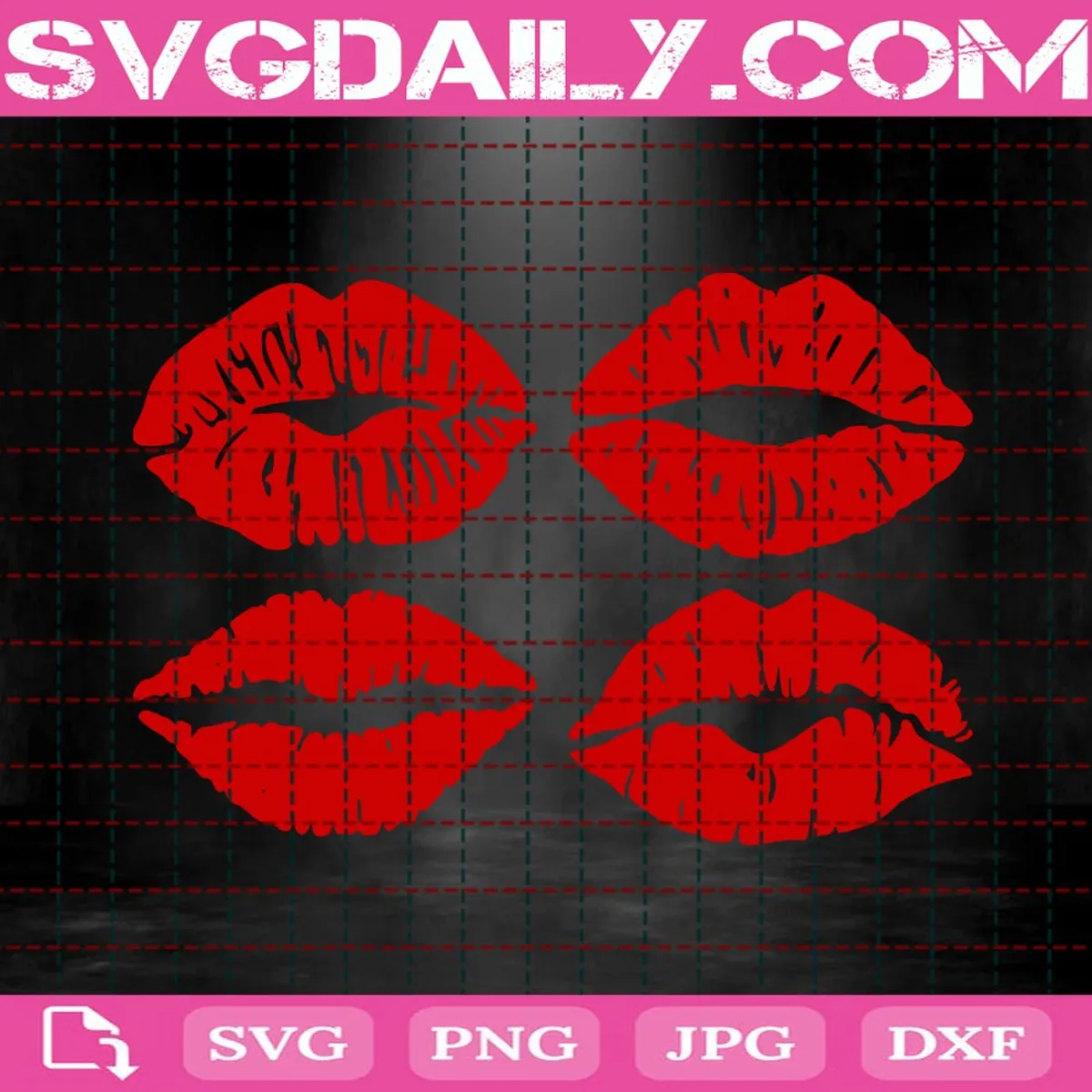 Kiss Lips Bundle Svg - Daily Free Premium Svg Files