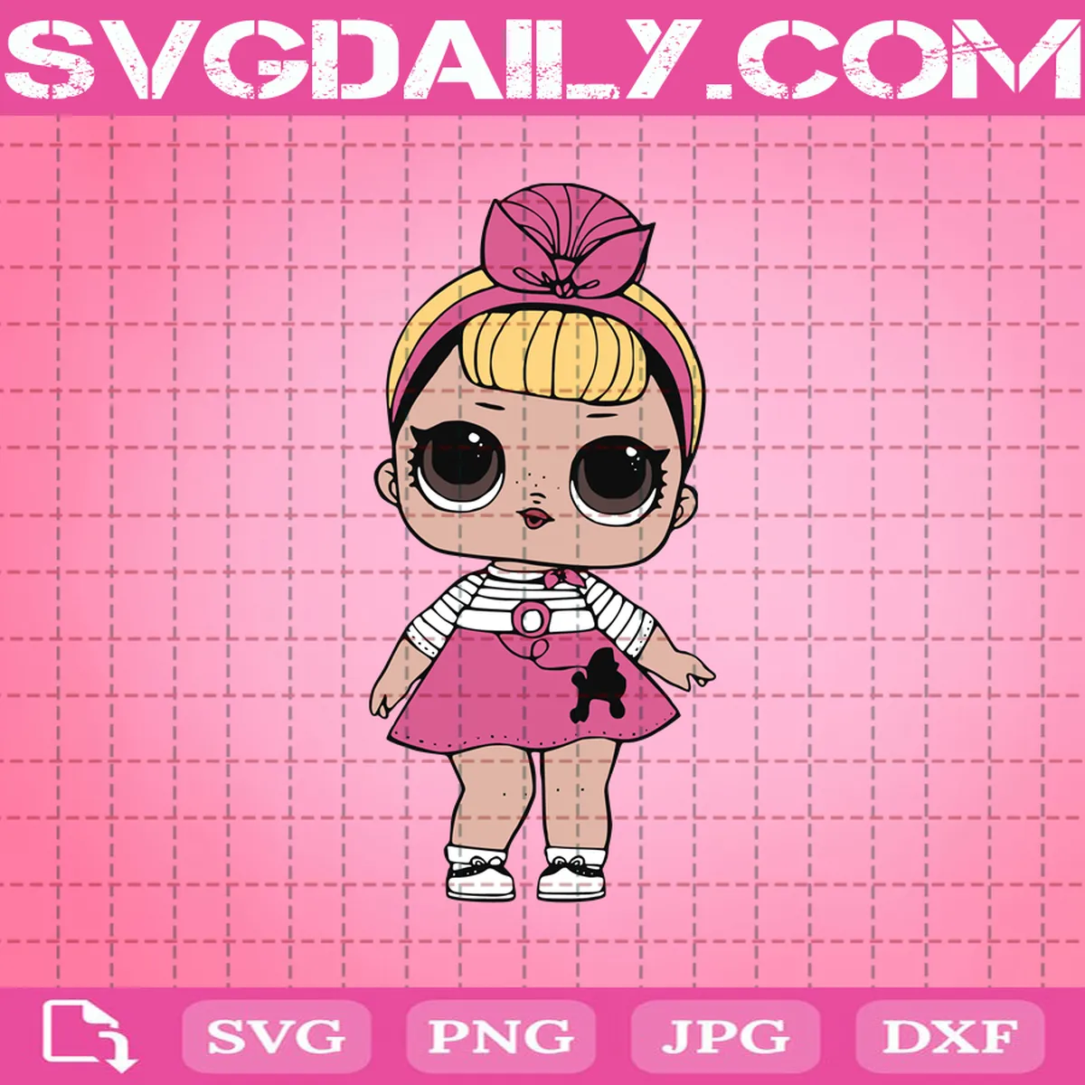 Lol Doll Pink Svg - Daily Free Premium Svg Files
