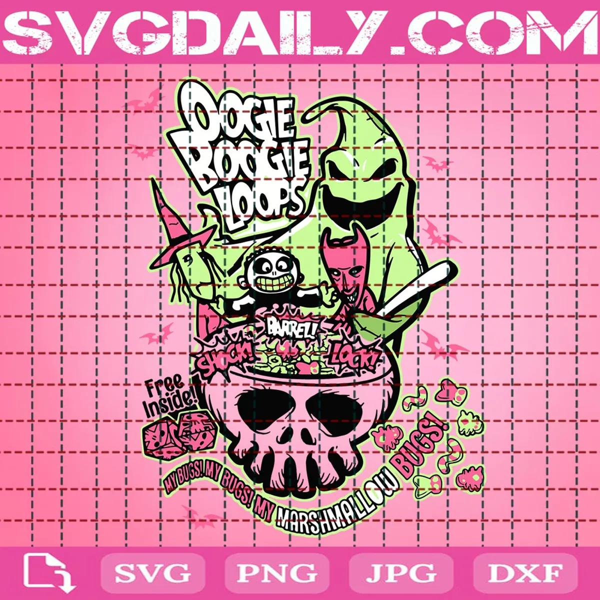 Oogie Boogie Loops Svg - Daily Free Premium Svg Files