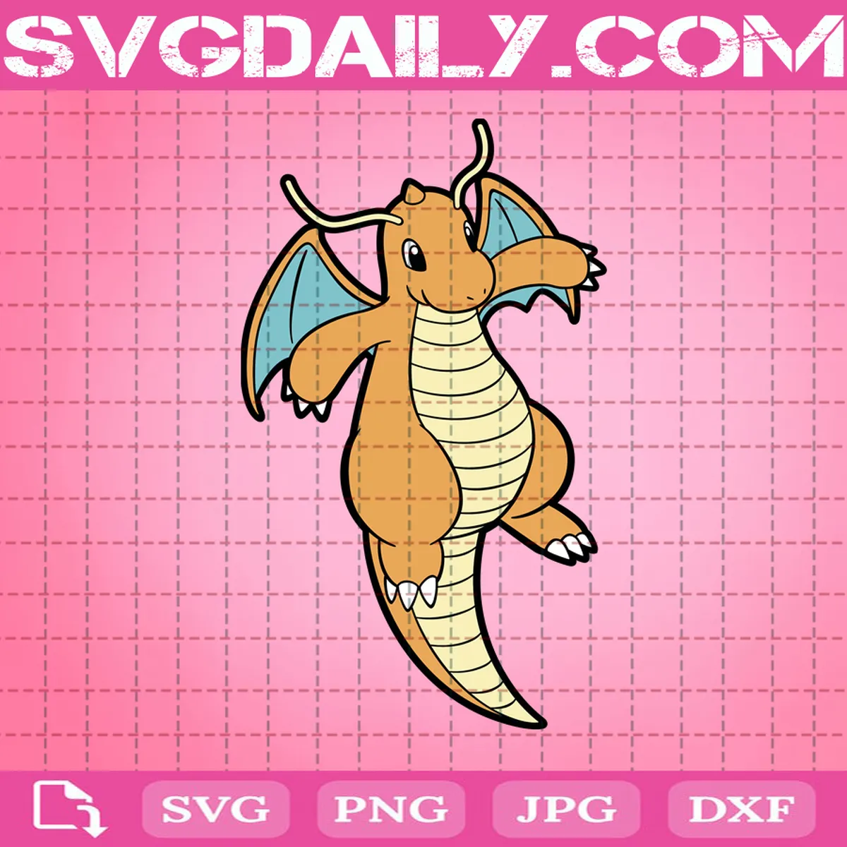 Pokemon Dragonite Svg - Daily Free Premium Svg Files