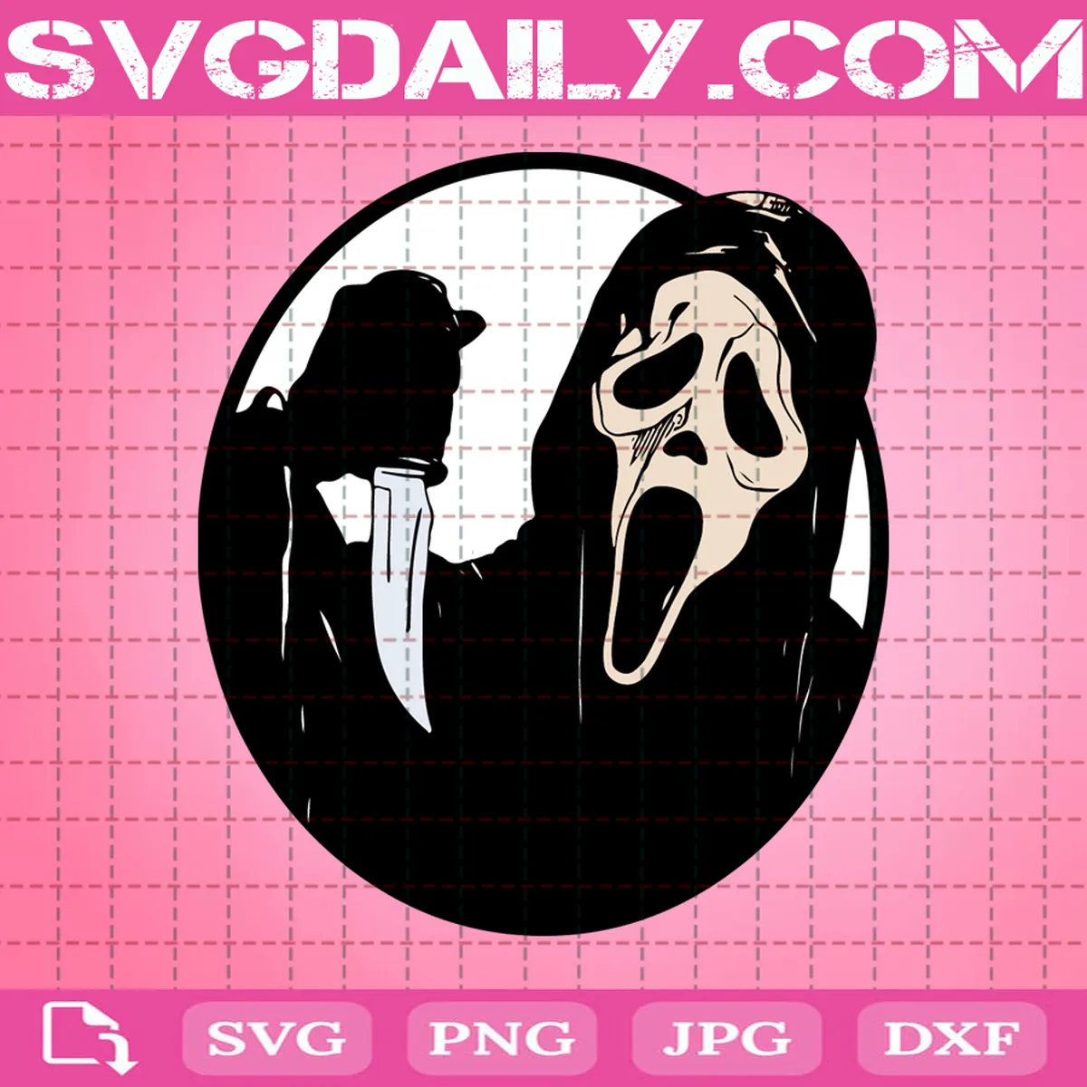 Scream Face Svg, Halloween Svg - Daily Free Premium Svg Files