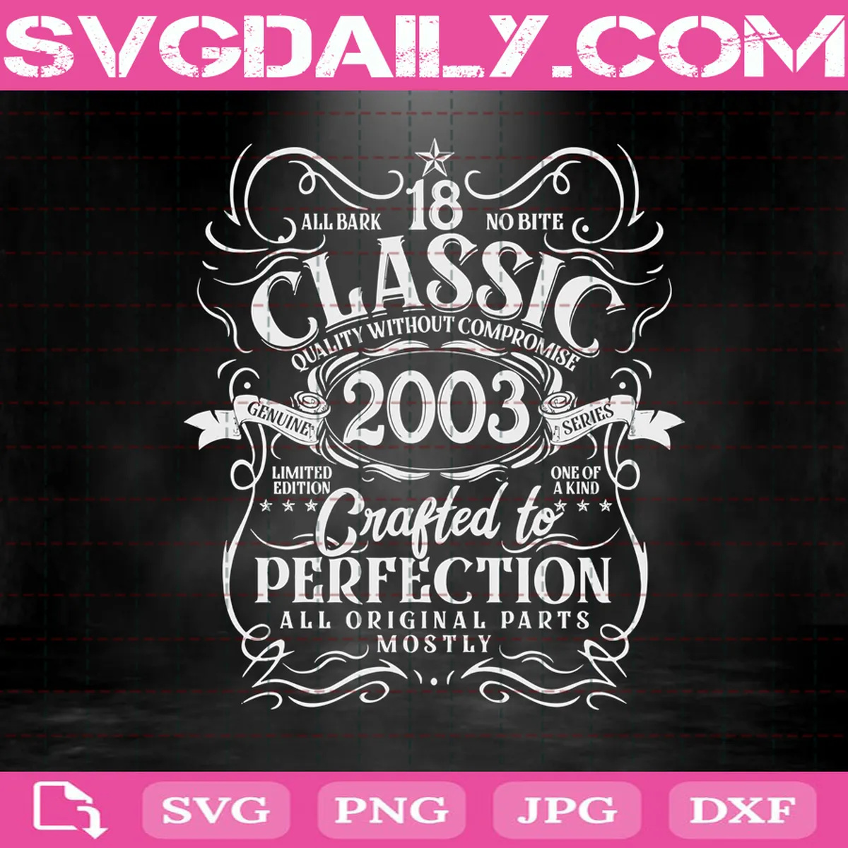 Vintage 2003 Limited Edition Svg - Daily Free Premium Svg Files