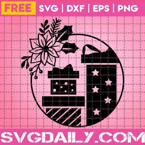 Free Christmas Gifts Svg - Svg Daily Shop - Original Svg