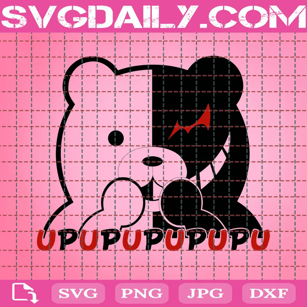 Danganronpa Monokuma Upupupupupu - Daily Free Premium Svg Files