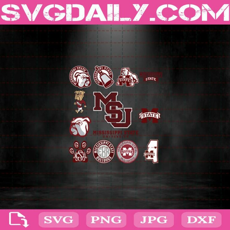 Mississippi State Bulldogs Svg - Svgdaily Daily Free Premium Svg Files