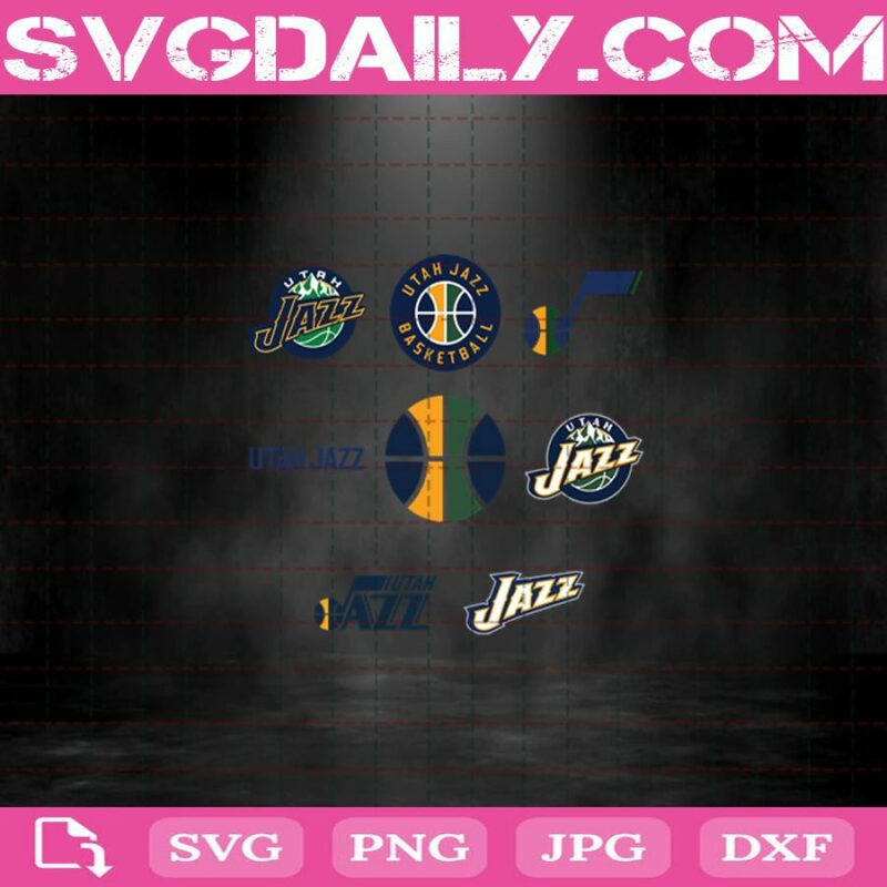 Utah Jazz Svg, Utah Jazz Logo Nba Svg - Svgdaily Daily Free Premium Svg ...
