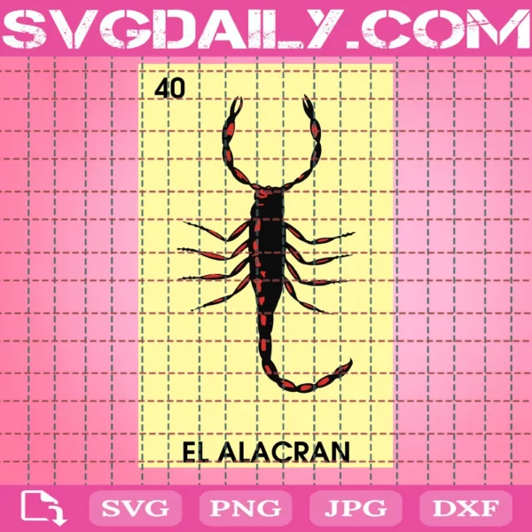 El Alacran, Scorpion - Daily Free Premium Svg Files