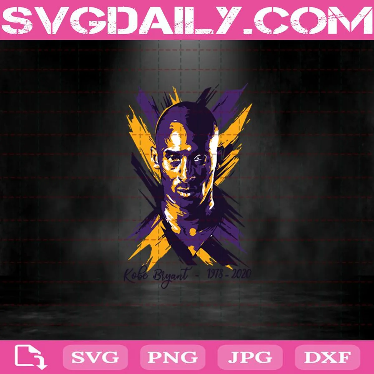 Kobe Bryant Svg, Black Mamba Svg - Svgdaily Daily Free Premium Svg Files