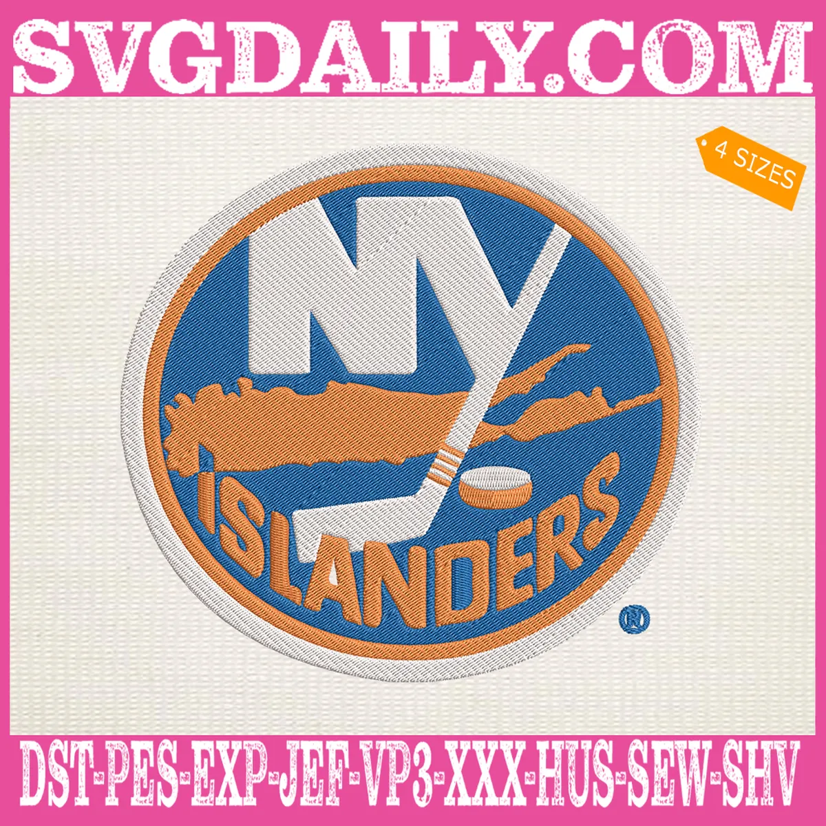 New York Islanders Embroidery Files - Daily Free Premium Svg Files