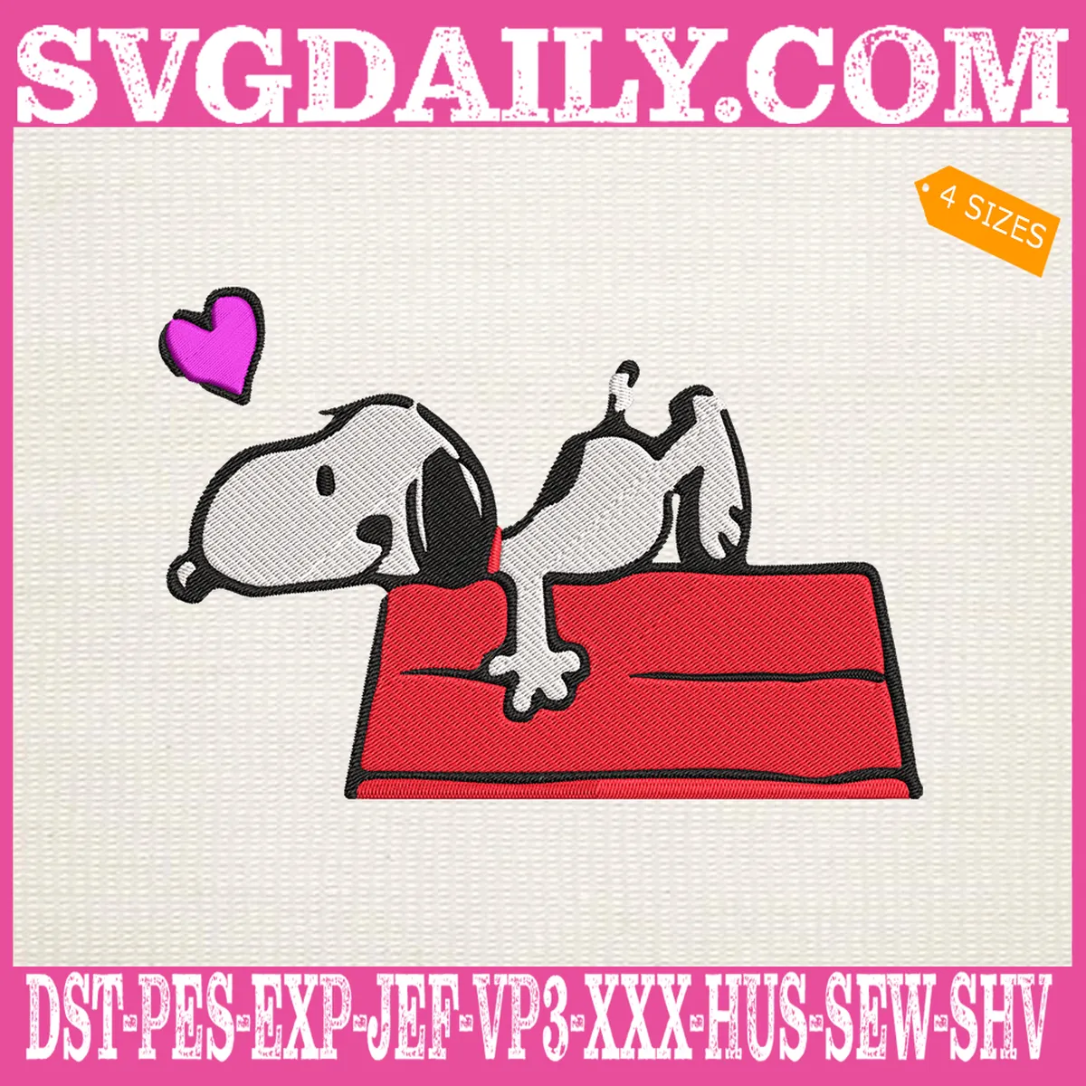 Snoopy Embroidery Files - Daily Free Premium Svg Files