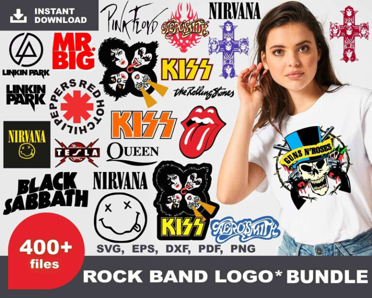400+ Rock Brand Logo SVG - Svgdaily Daily Free Premium Svg Files