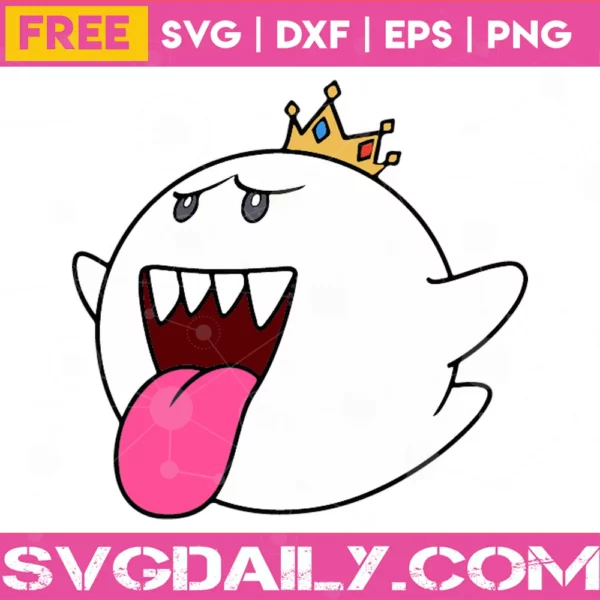 King Boo Super Mario Ghost, Free Laser Cut Svg File - Svgdaily Daily ... King Boo Super Mario Ghost, Free Laser Cut Svg File - Svgdaily Daily ...