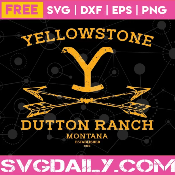 Yellowstone Svg Free, Vector Illustrations - Svgdaily Daily Free ...